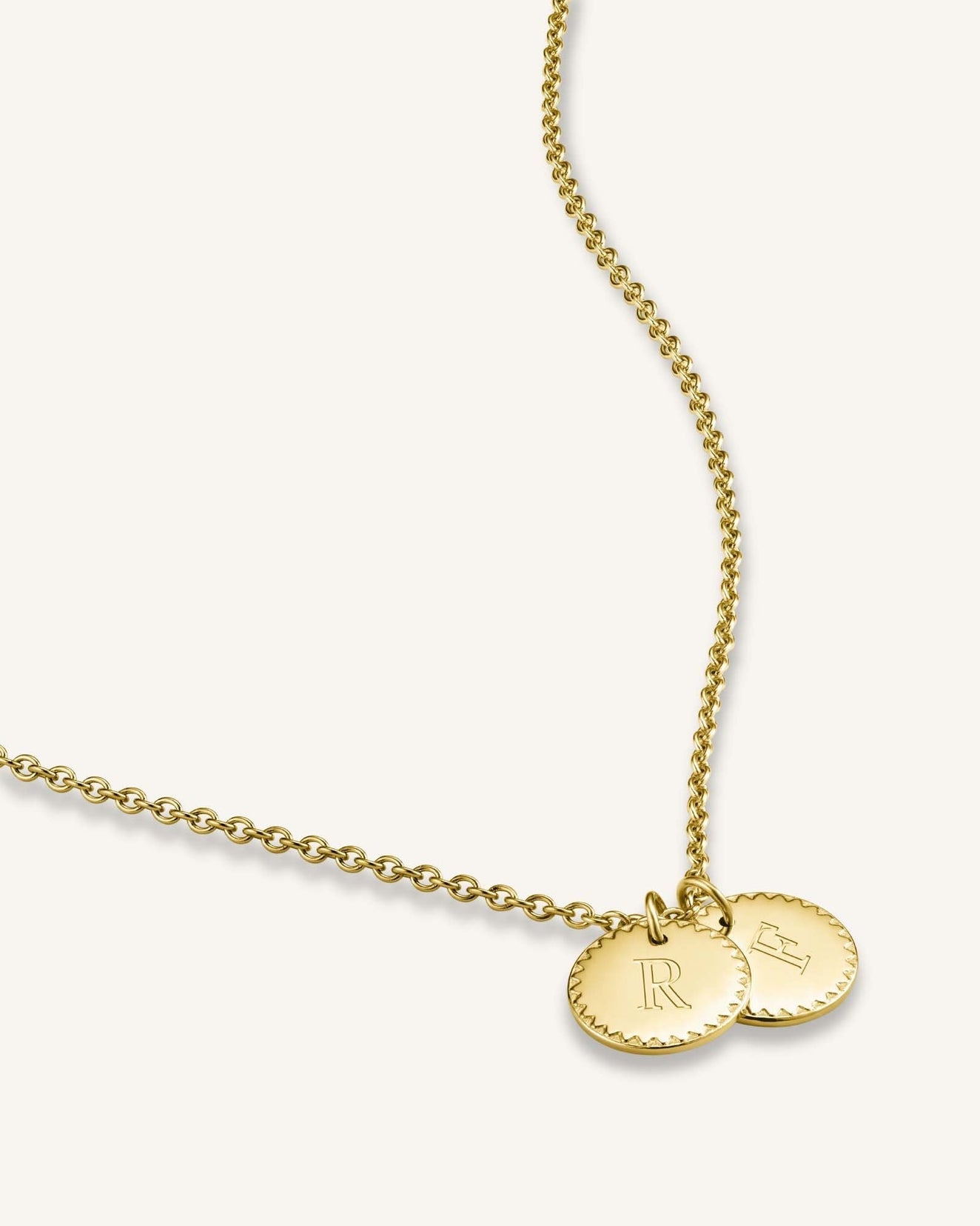 2 Coin Charm Necklace | Rosefield Official
